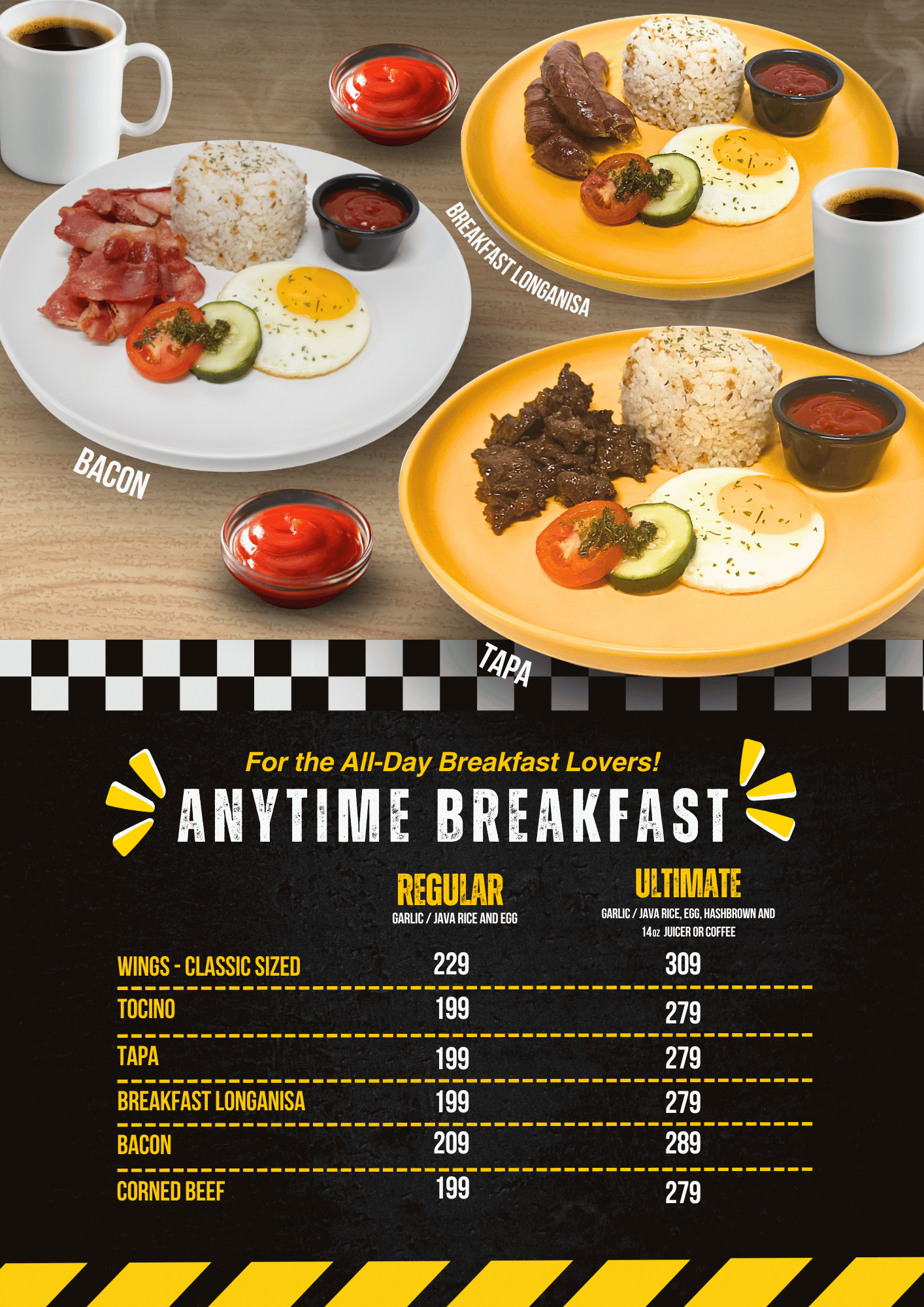 Menu - Buffalo Avenue